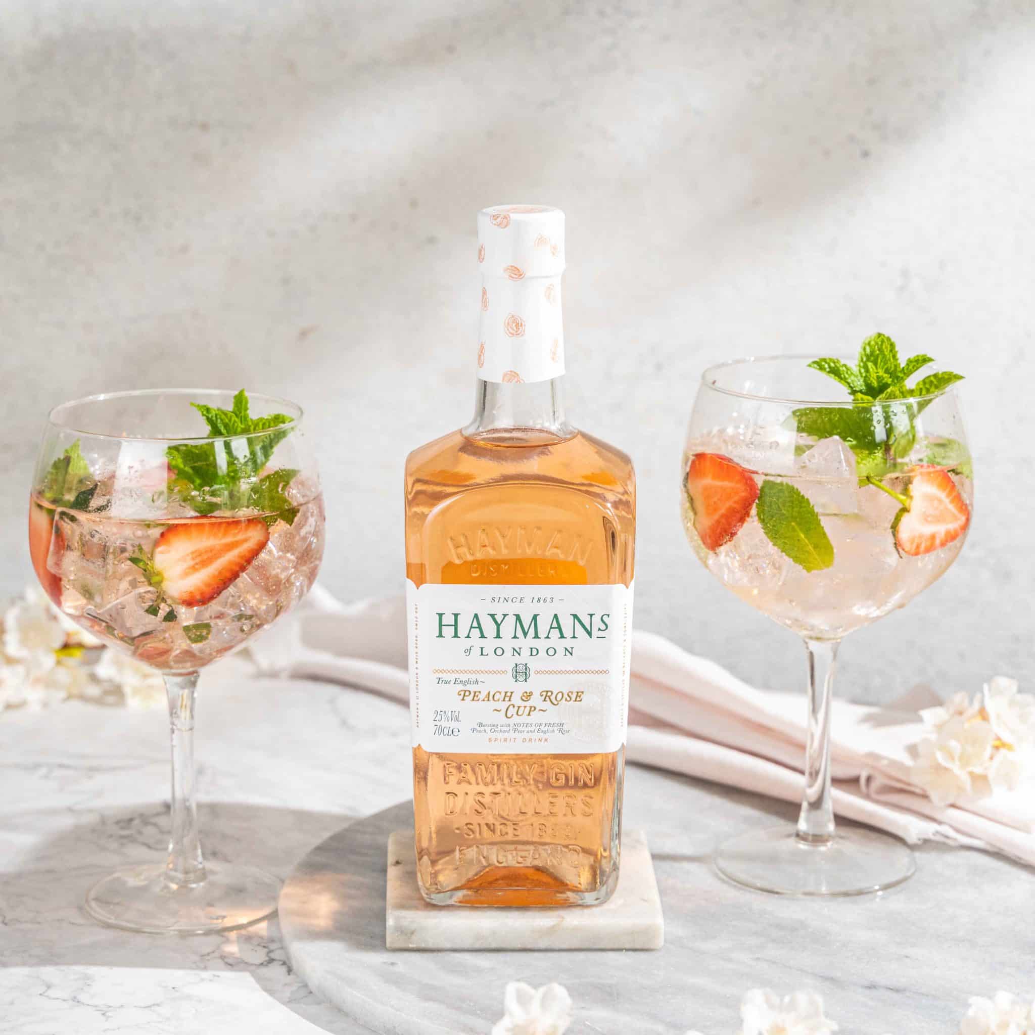 Peach & Rose Spritz - Hayman's Gin