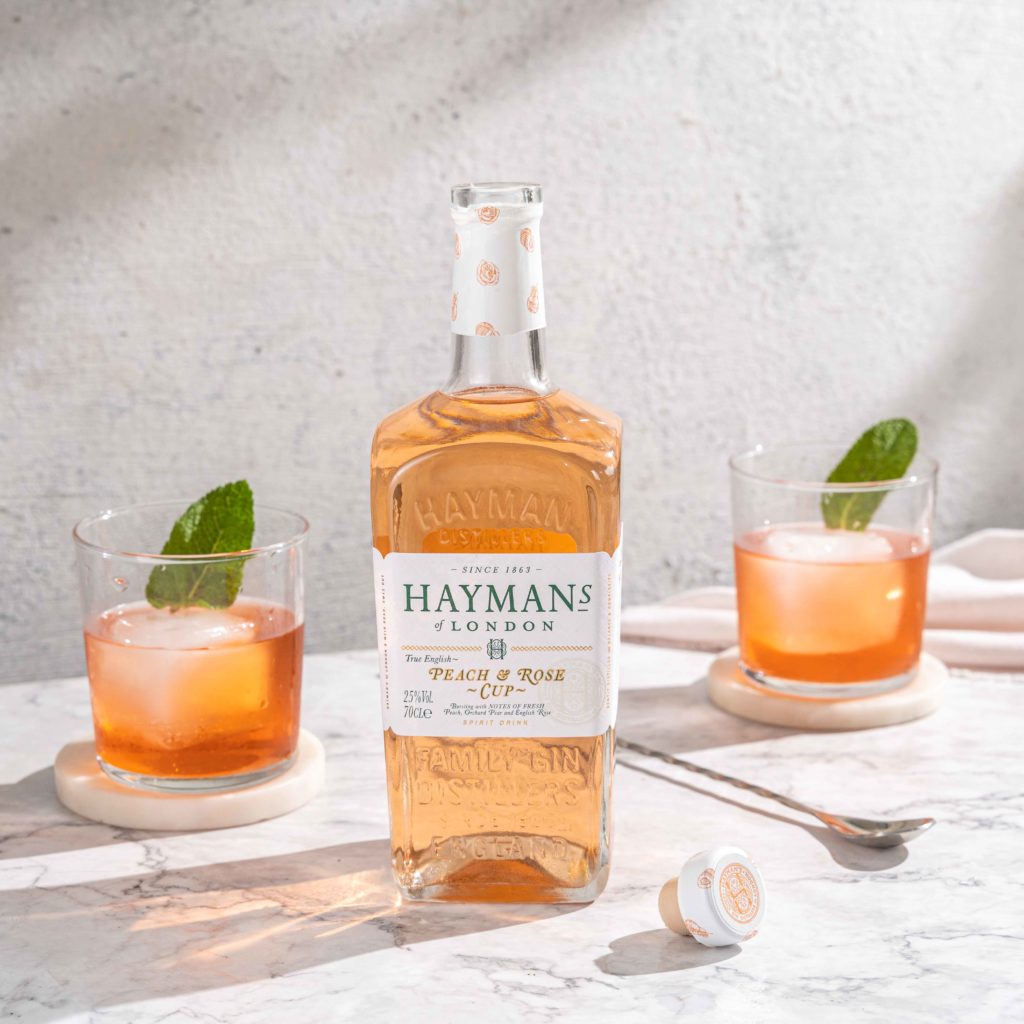 Peach & Rose Negroni - Hayman's Gin