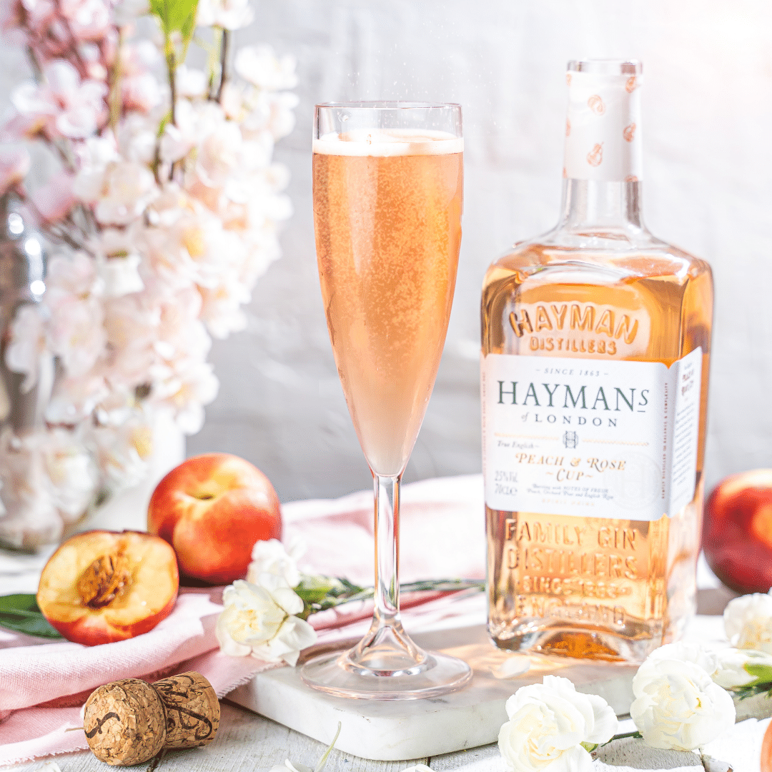 Peach & Rose Royale Spritz - Hayman's Gin