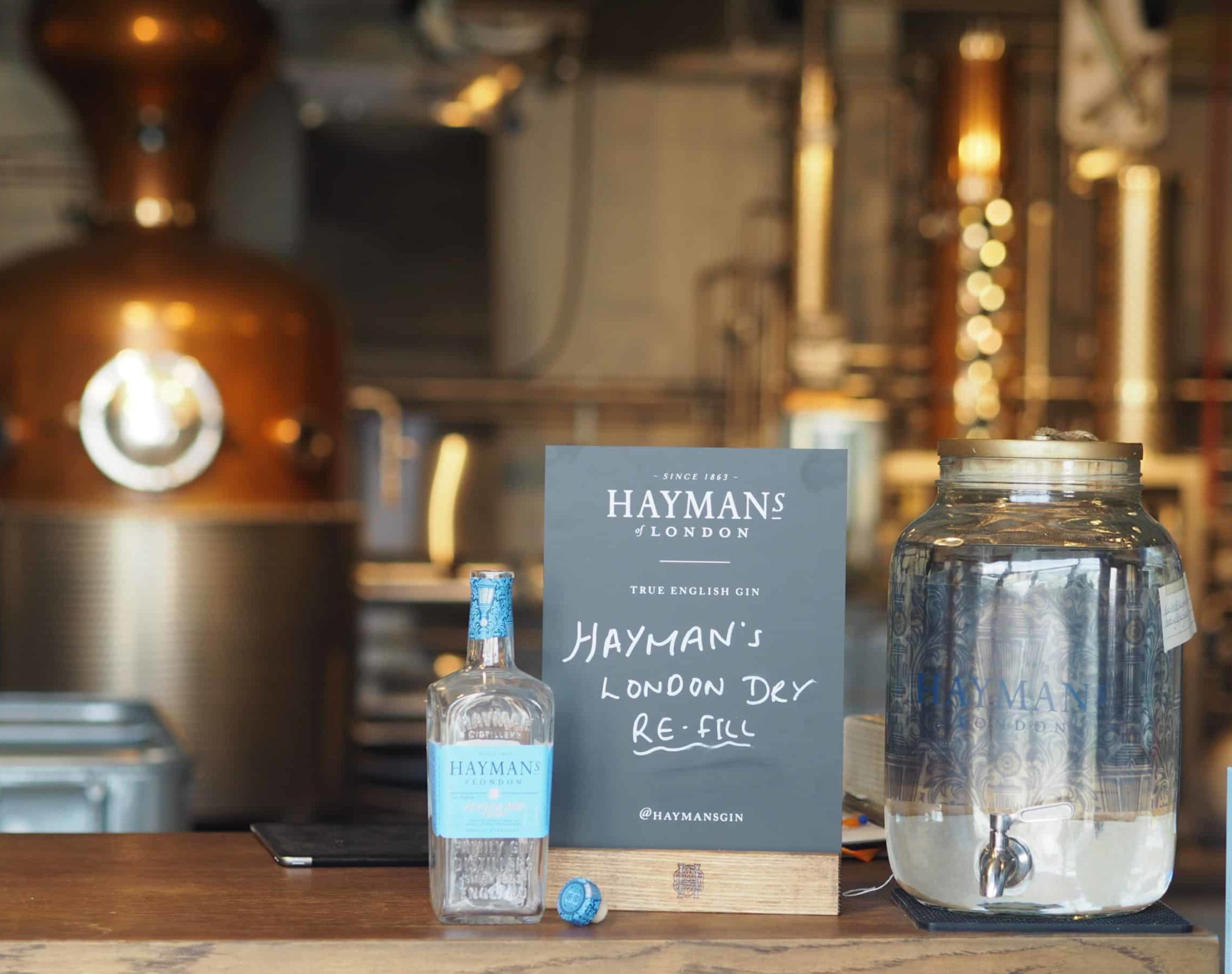 Visit our Distillery and Refill your Hayman's London Dry - Hayman's Gin