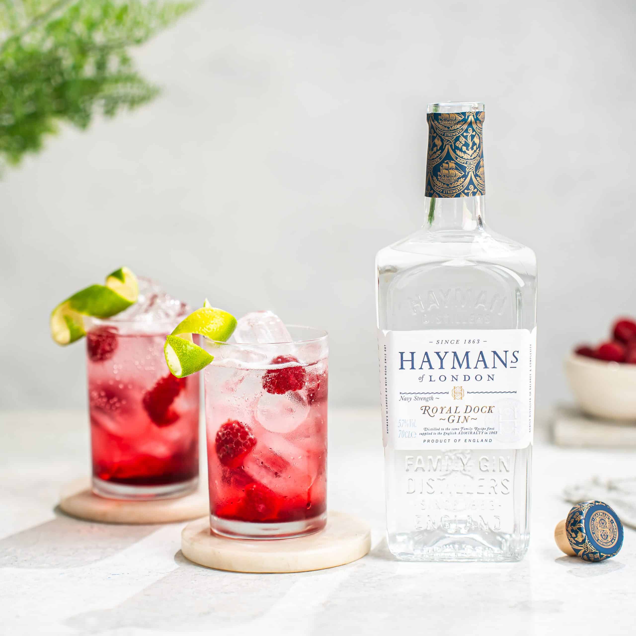 The Raspberry Rickey - Hayman's Gin